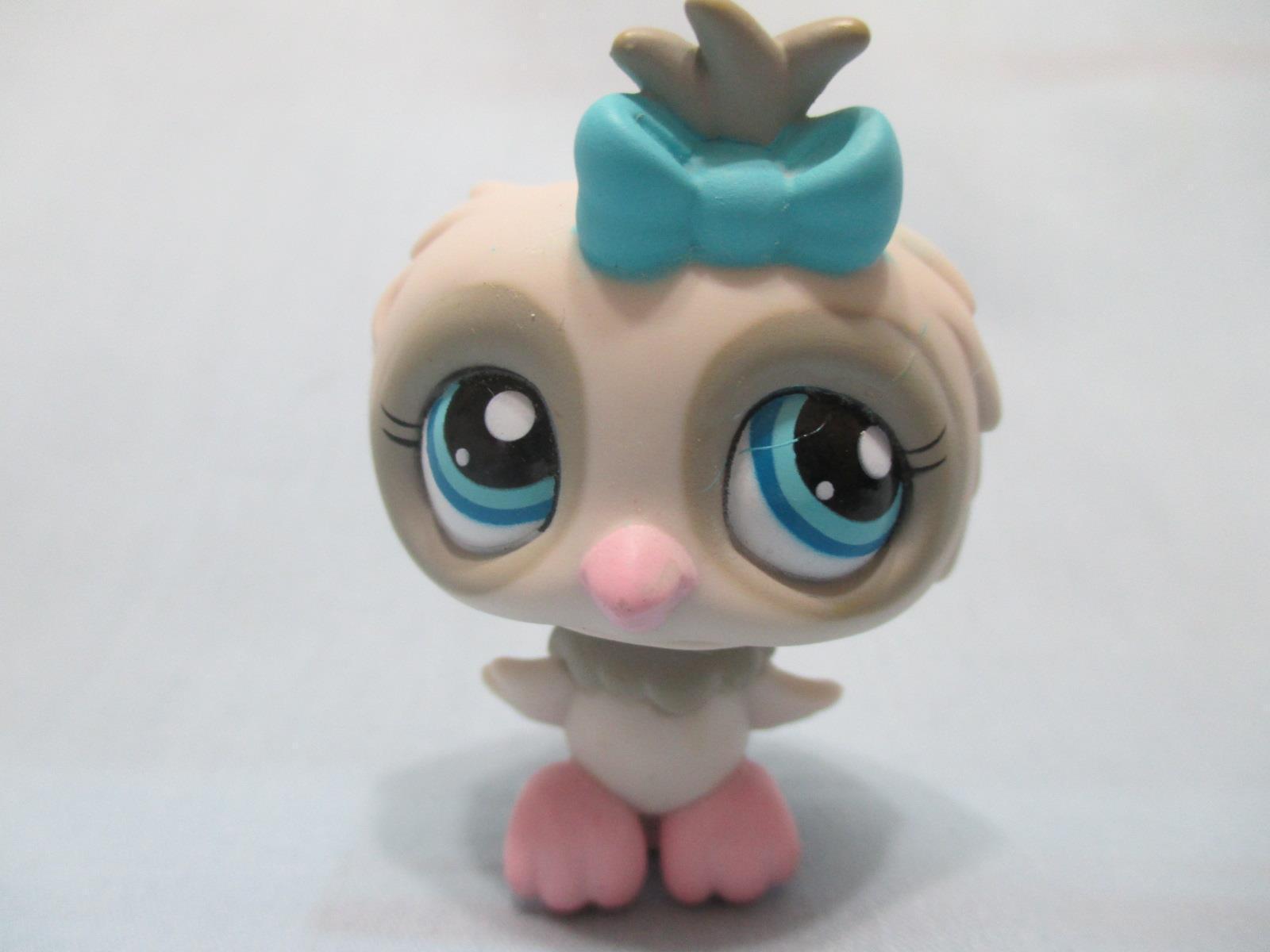 Littlest Pet Shop LPS 1476 Gray Pink Baby Girl Owl Bird Authentic Lps ...