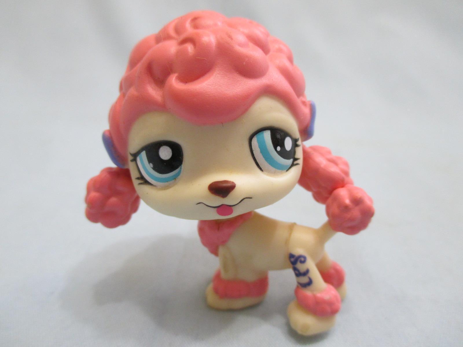Littlest Pet Shop LPS 1520 Pink Poodle Purple bow Authentic LPS ...