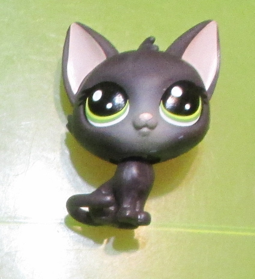 LIKE NEW Littlest Pet Shop Tan 3-136 Jade Catkin Kitten Kitty Cat ...