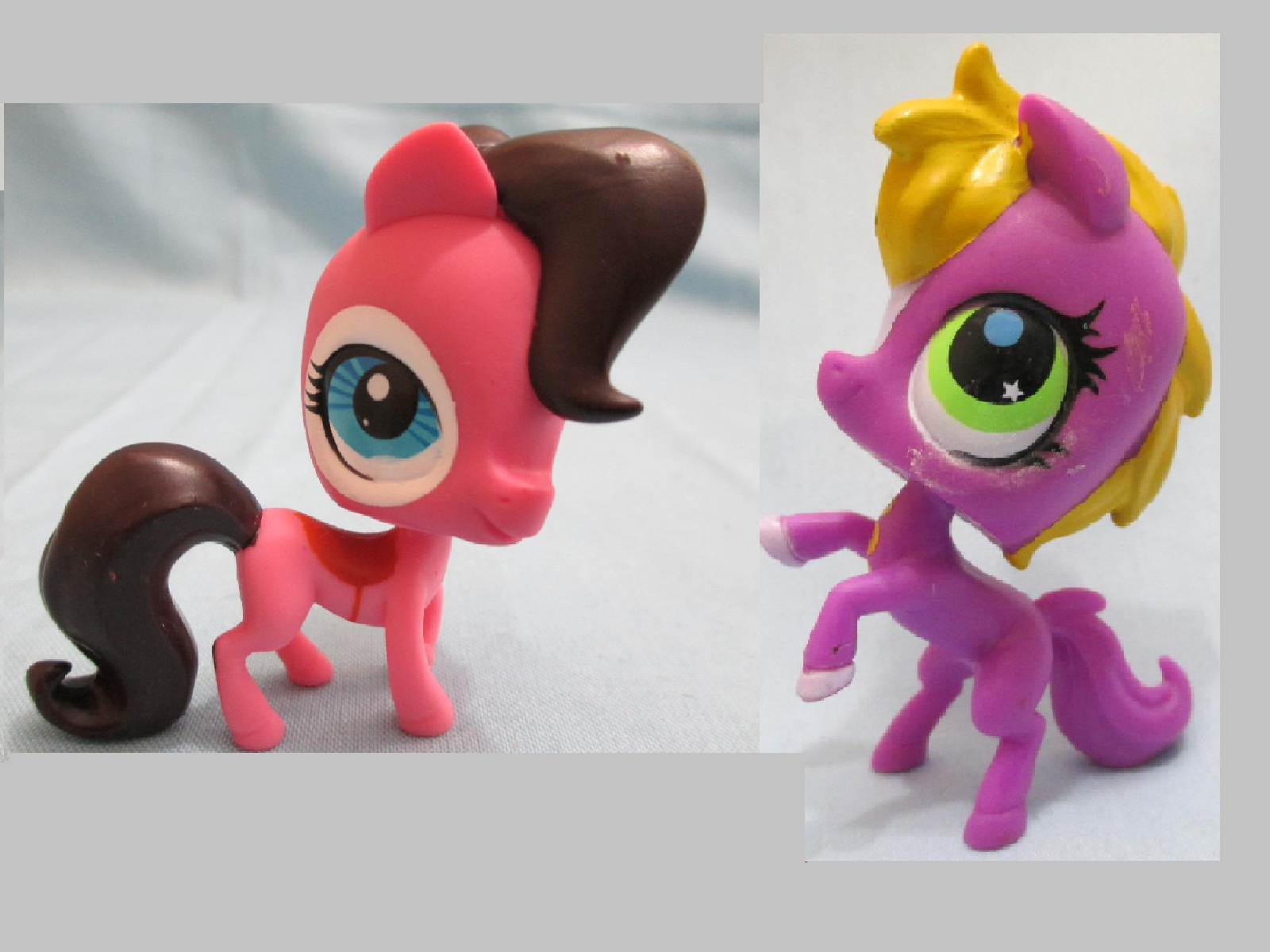 LIKE NEW Littlest Pet Shop Lot Horse Pink Purple 3292 2480 Set ...
