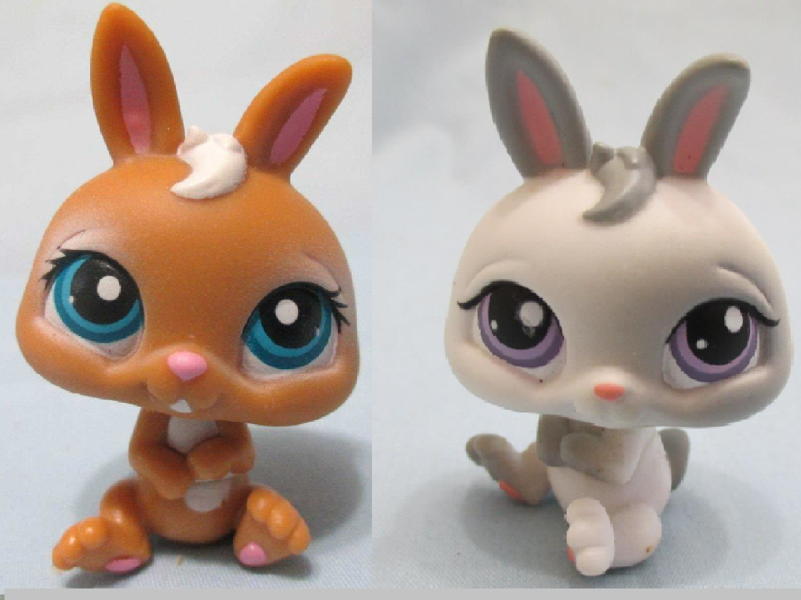 Littlest Pet Shop Rabbit Bunny Dwarf Bunny 215 220 Set Exclusive ...