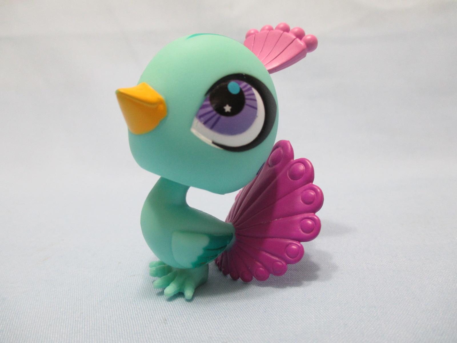Littlest Pet Shop LPS Peacock Toy Figure Number 2738 100% Authentic ...