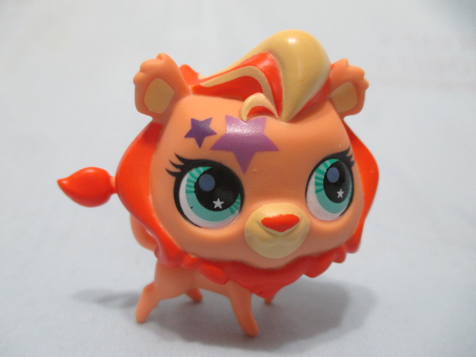 LIKE NEW Littlest Pet Shop 2690 Totally Talented Orange Lion Purple ...