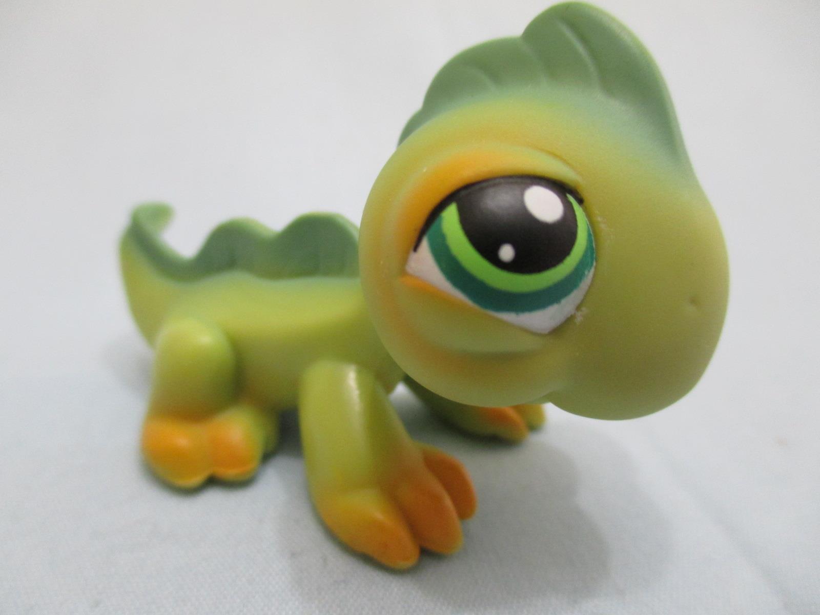 Littlest Pet Shop Green Iguana 254 Authentic LPS AUG24NPO59
