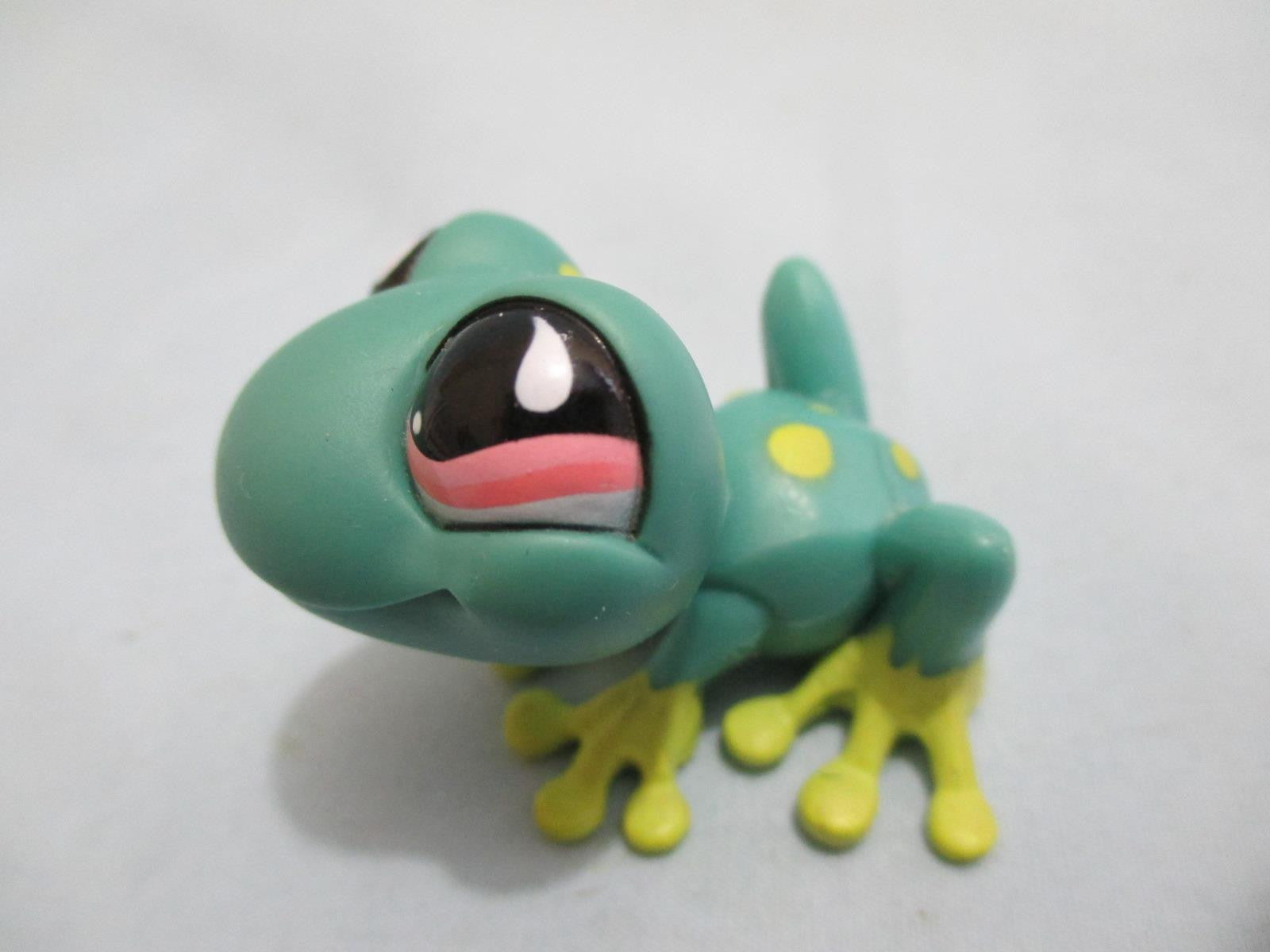 LITTLEST PET SHOP Light Blue Frog 562 Nice LPS Authentic Mar01npo100