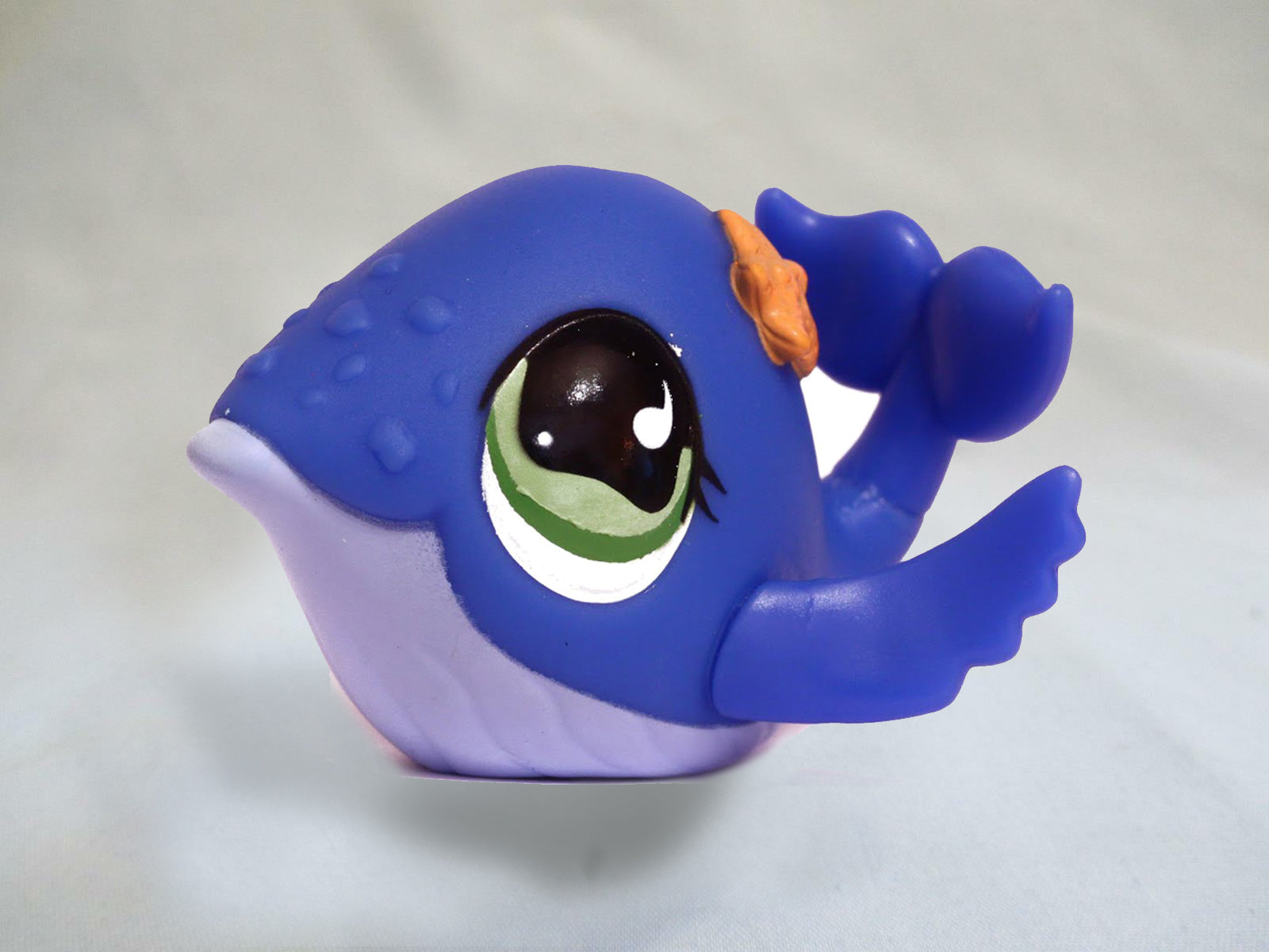 LIKE NEW Littlest Pet Shop Blue Whale with Green Eyes 895 Fish ...