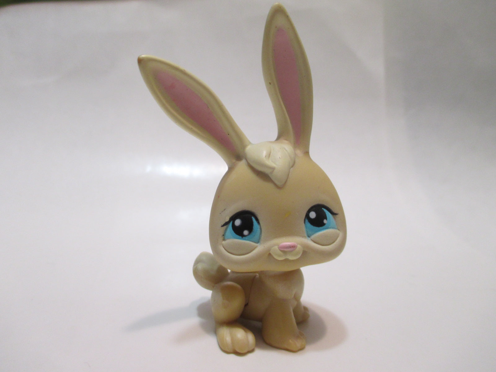 Littlest Pet Shop Cream Tan Bunny Rabbit Blue Eyes 295 Lps Authentic DE25JI