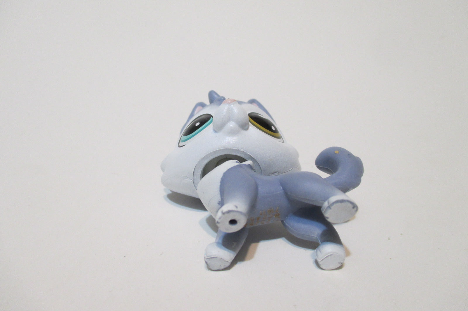 Littlest Pet Shop Ranger Husker 1-167 Rare Multi Colored Eyes Dog Husky ...