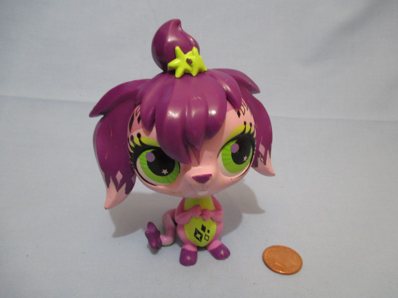 LIKE NEW Littlest Pet Shop Rare Large Purple Fairy 2863 No Wings ...