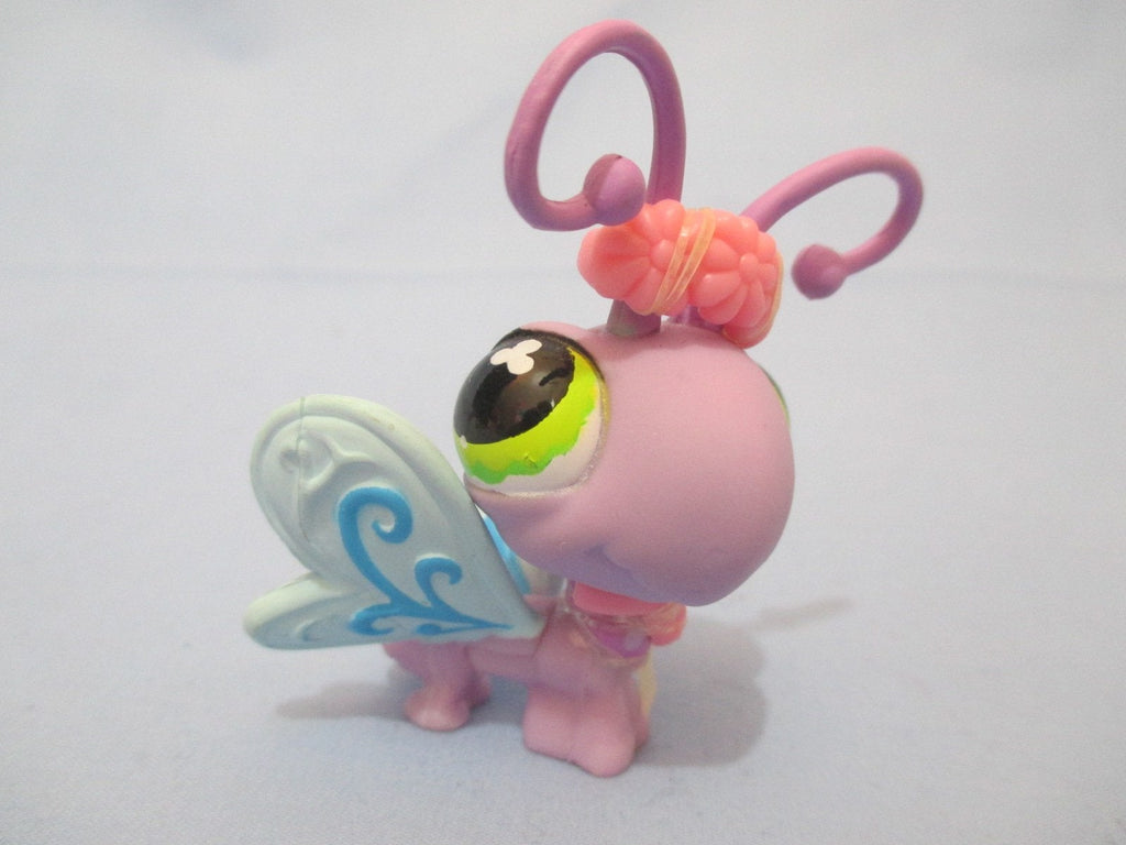 LIKE NEW Littlest Pet Shop Purple Butterfly 478 with Original Accessory ...