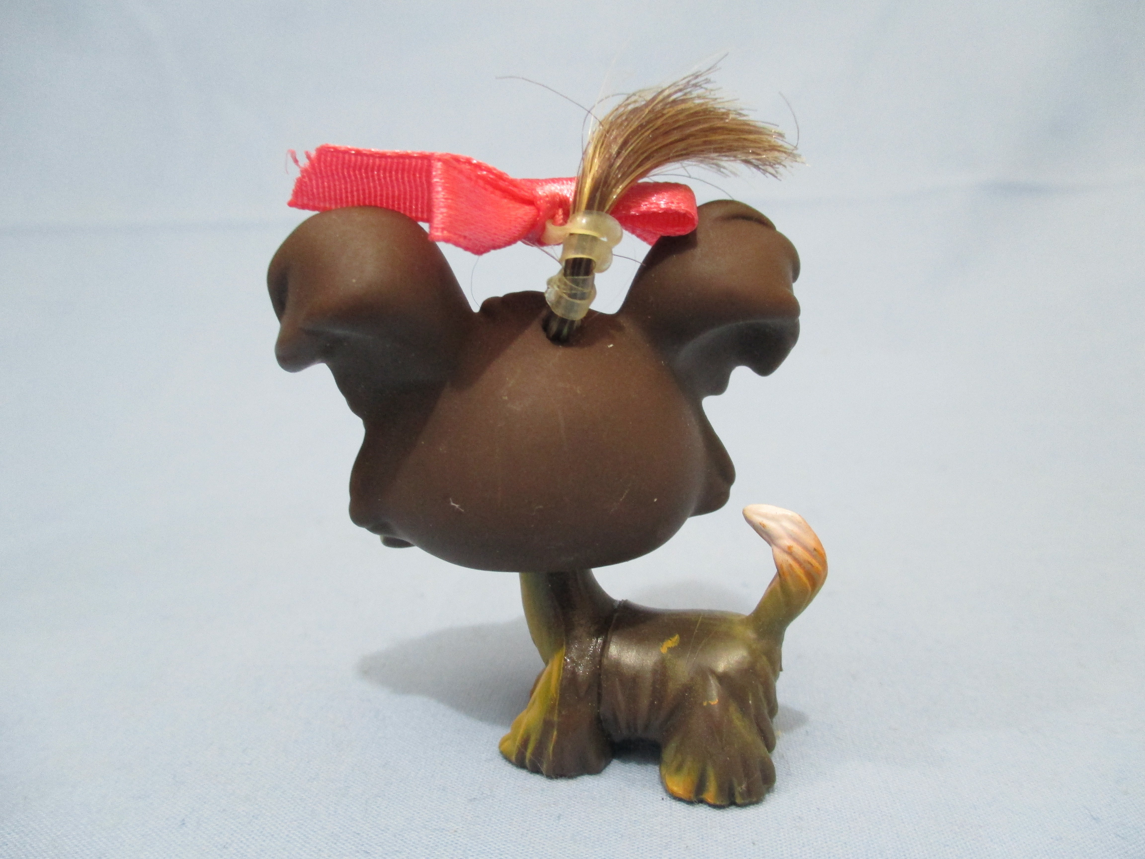 Littlest Pet Shop Brown Yorkie Yorkshire Terrier 398 with Original Pink ...