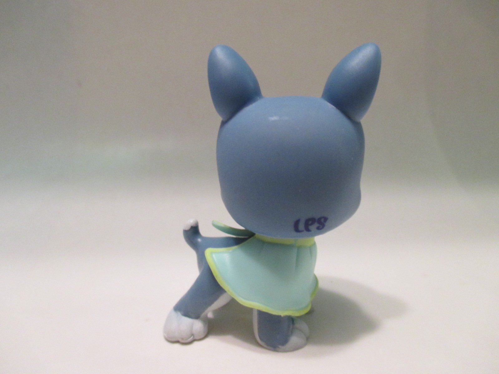 Littlest Pet Shop Blue Boston Terrier 1025 w Original Accessories ...