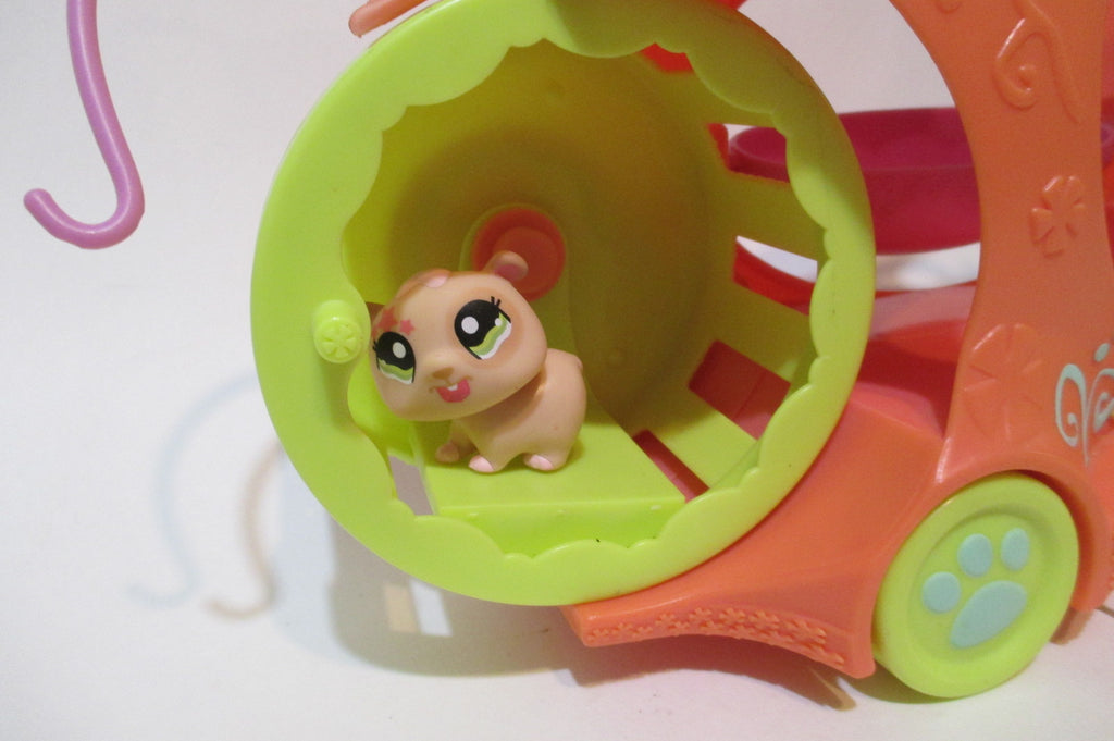 Littlest Pet Shop Car Paw Powered Cruiser w Hamster n Accessories Lps ...