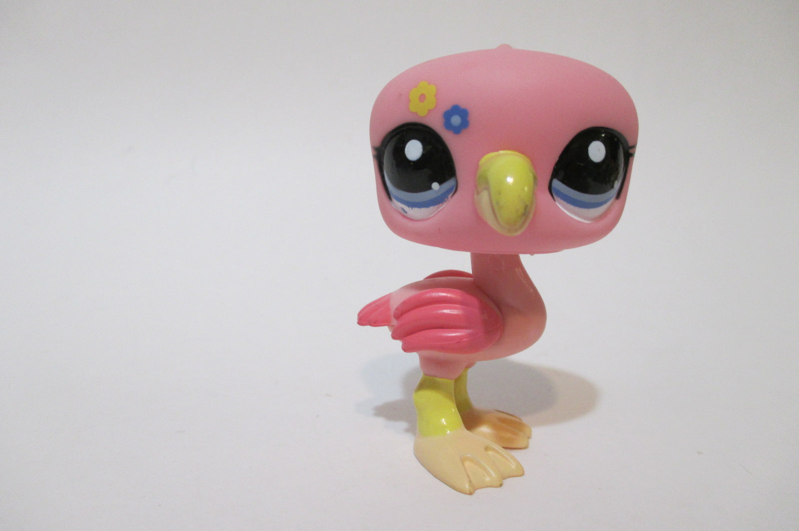 LIKE NEW Littlest Pet Shop European Zoo Pet Pink Flamingo 2221 Bird ...