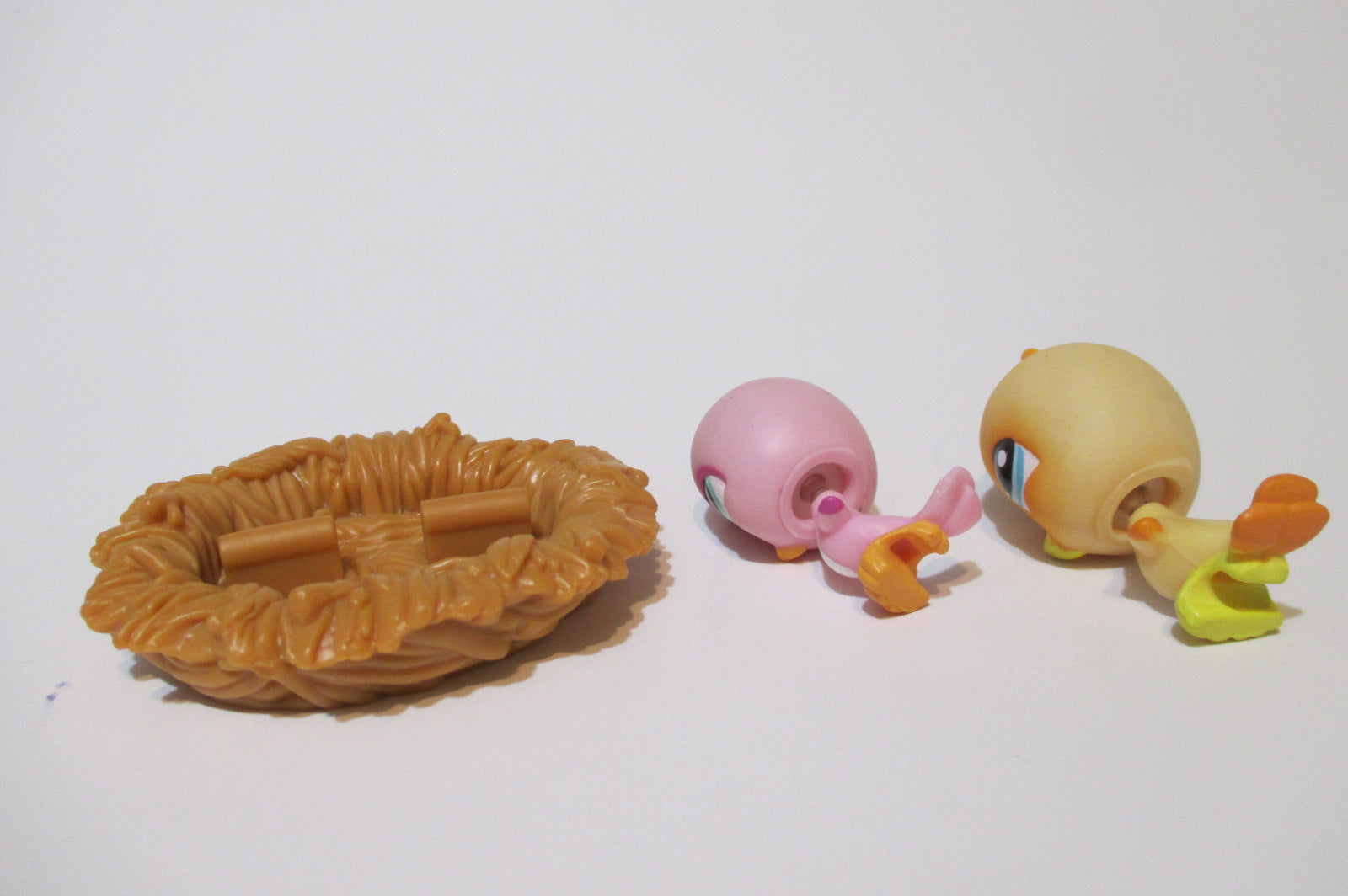 Littlest Pet Shop Lot Brown Bird Parakeet 975 976 Set W/ Original ...