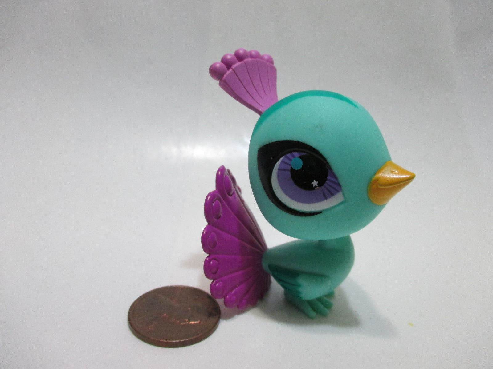 LIKE NEW Littlest Pet Shop LPS Peacock Toy Figure Number 2738 100% ...