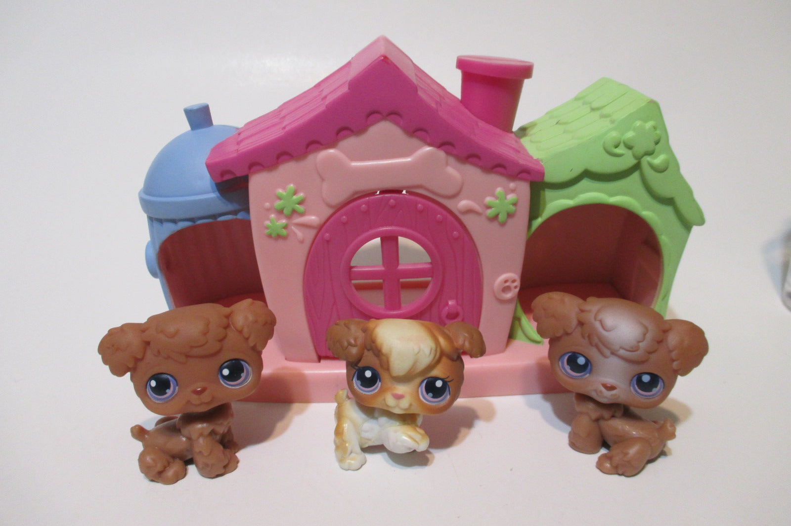 LIKE NEW Littlest Pet Shop Petriplet Triplet Dog Poodles 37 38 39 with ...