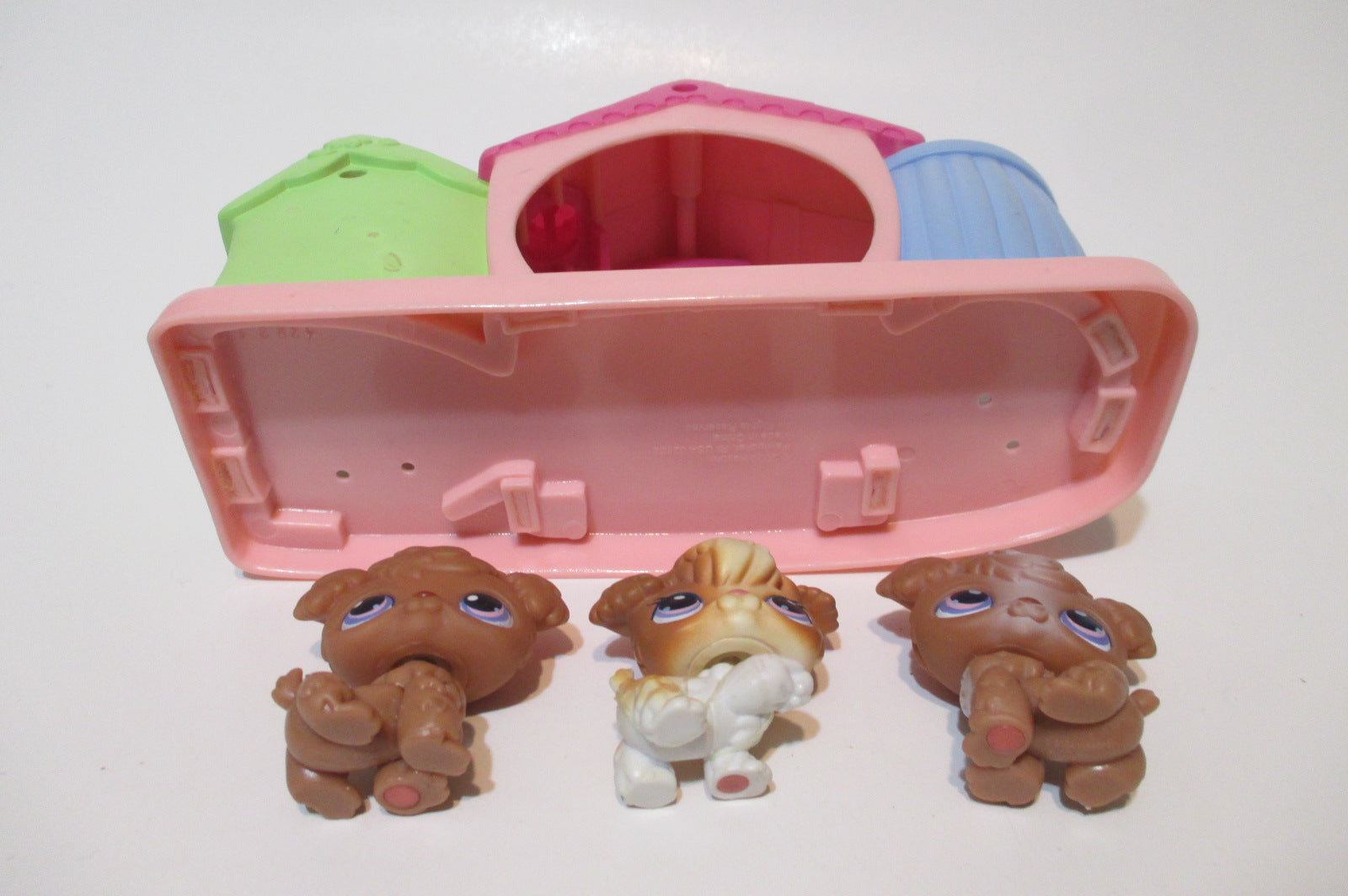 LIKE NEW Littlest Pet Shop Petriplet Triplet Dog Poodles 37 38 39 with ...