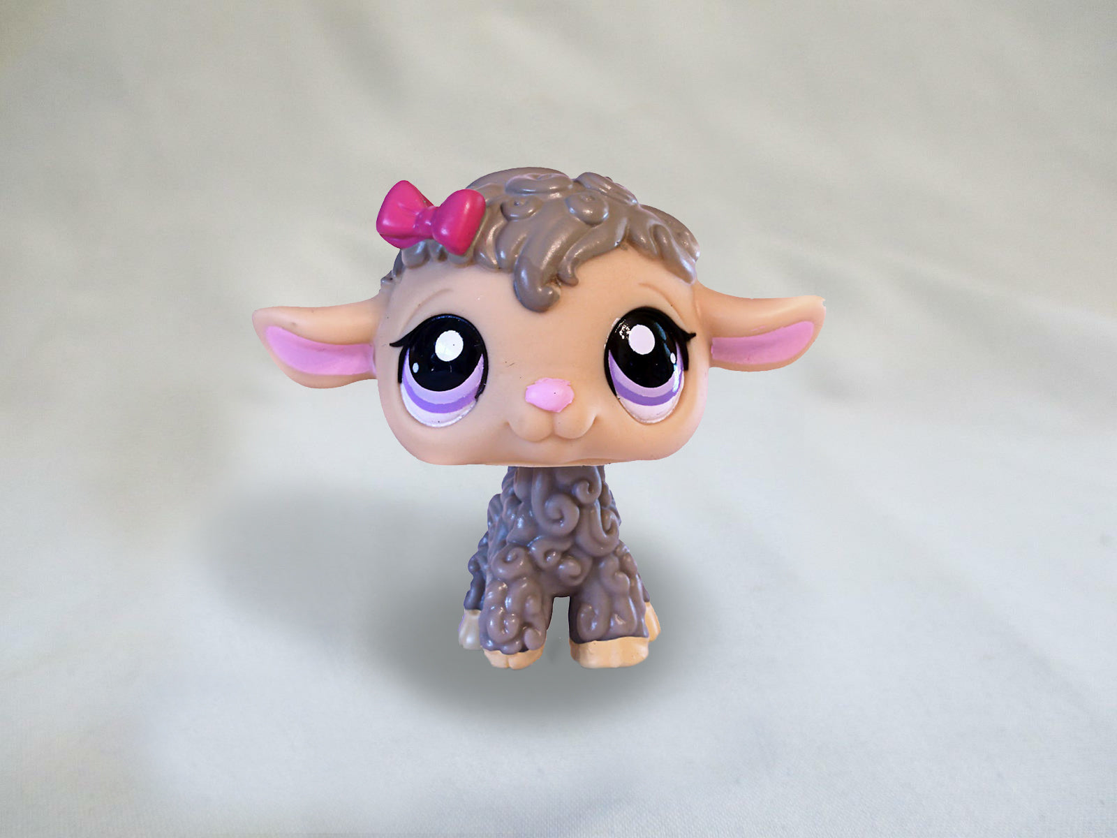 Littlest Pet Shop Rare Gray Lamb Sheep 2101 Authentic LPS AIK SEP02NPO14