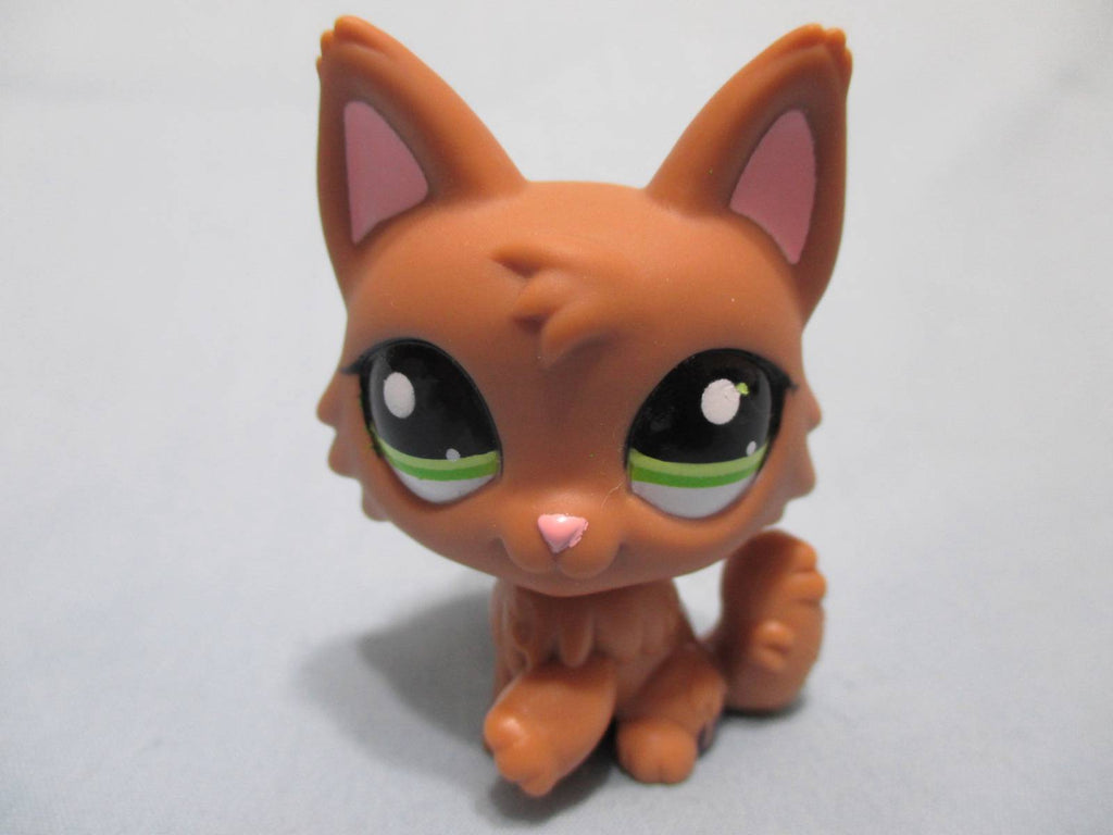LIKE NEW Littlest Pet Shop Brown Wolf 2440 Puppy Dog Fox Cat Authentic ...