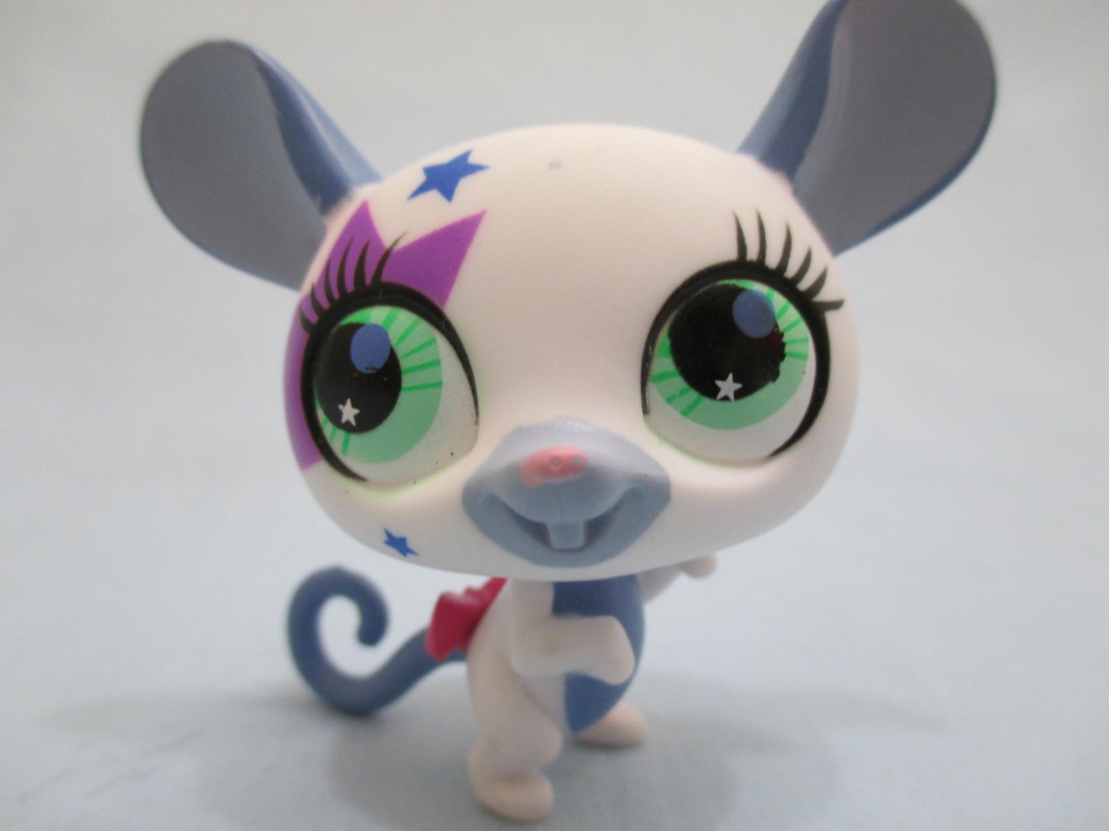 LIKE NEW Littlest Pet Shop 2684 Mouse Star Patch Eyes Authentic OCT11NPOLN