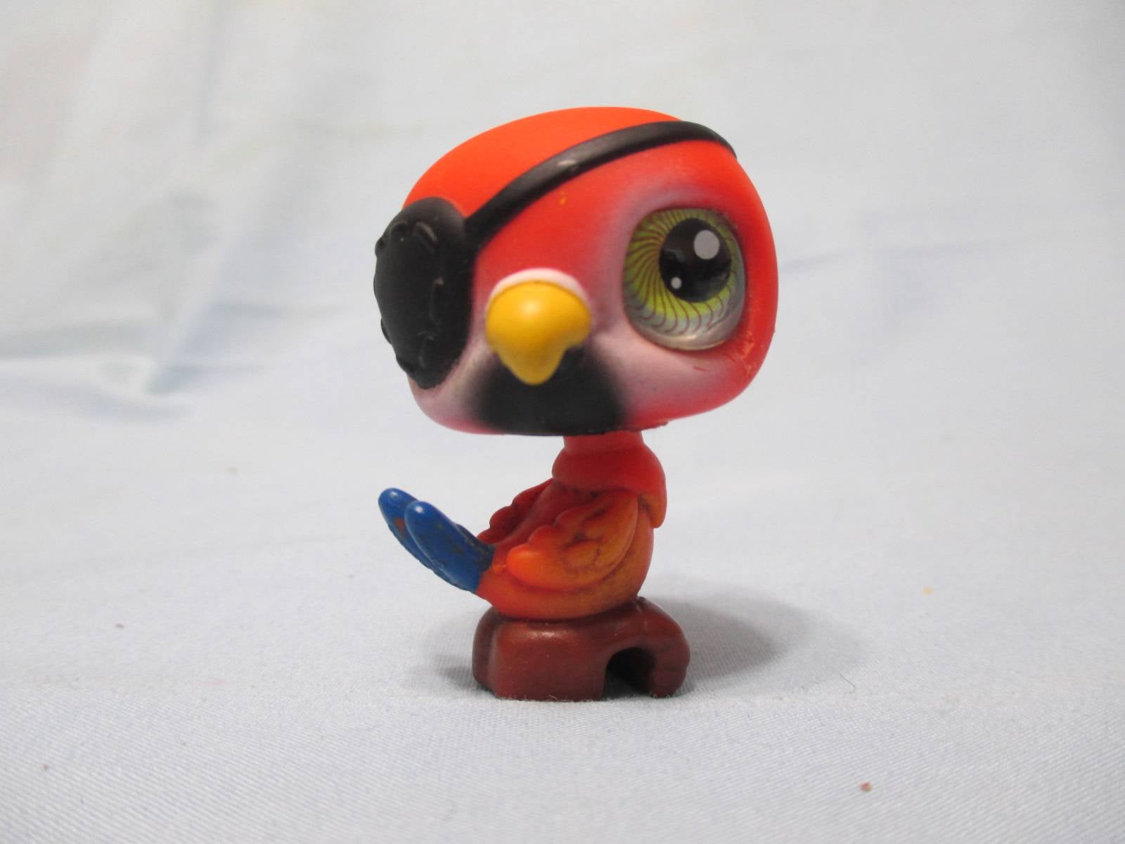 LIKE NEW Littlest Pet Shop Bird Pirate Parrot 331 Authentic Lps jl13jPOM31