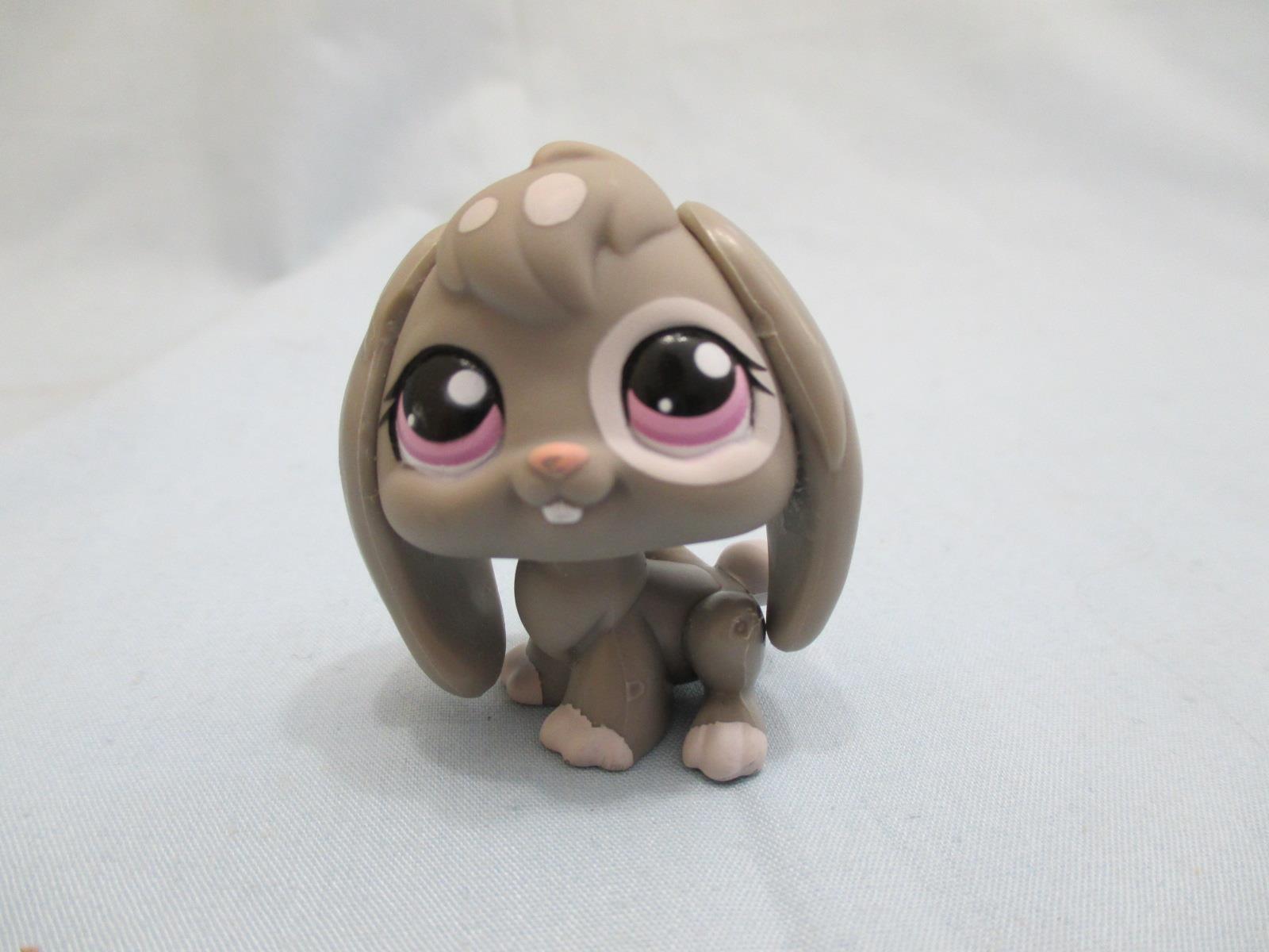 LIKE NEW Littlest Pet Shop Bunny Rabbit Lop Ear gray 982 Authentic Lps ...