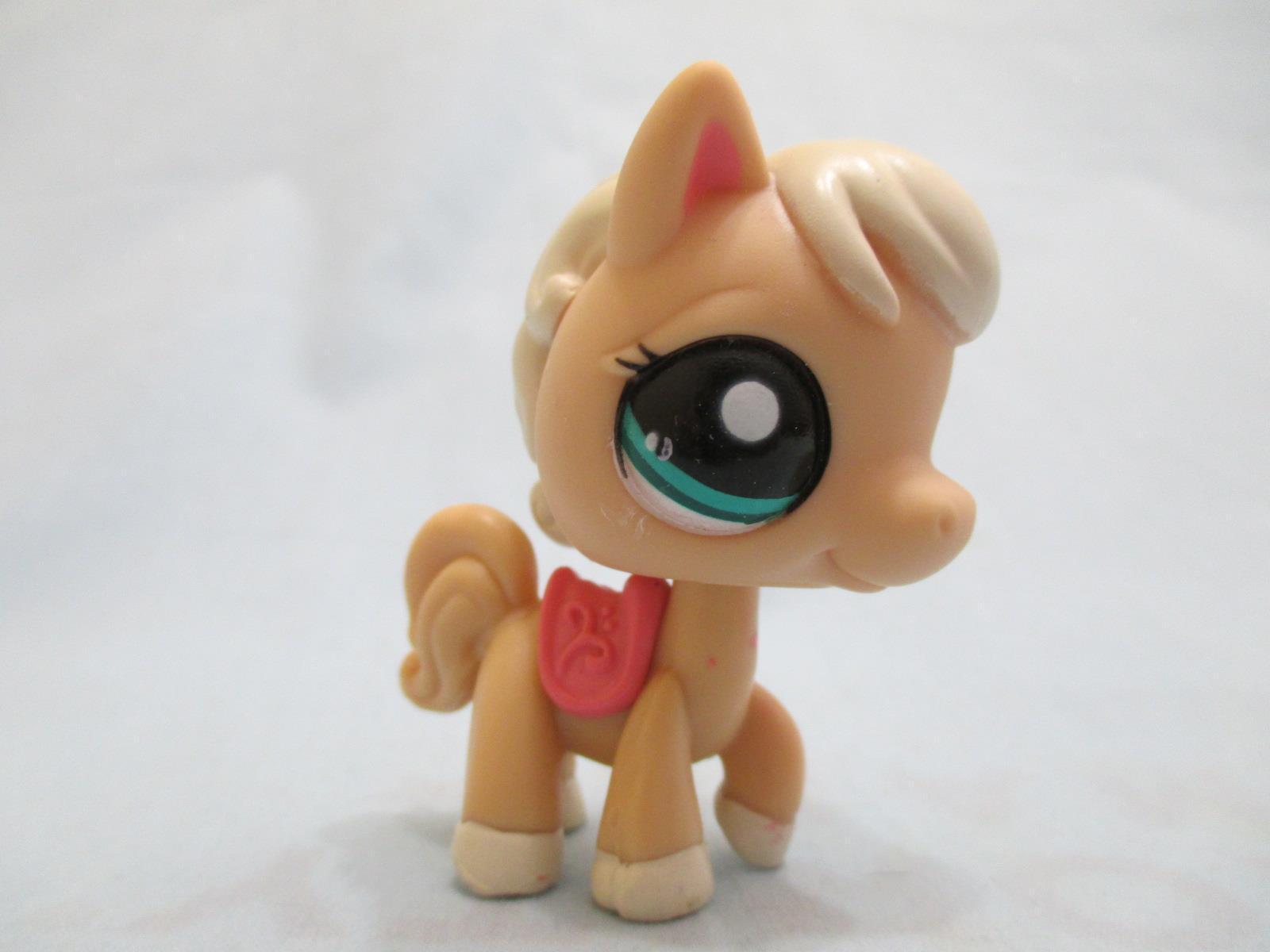 Littlest Pet Shop Cream Tan Pony Pink Saddle 1992 Authentic Lps APR23NPO74