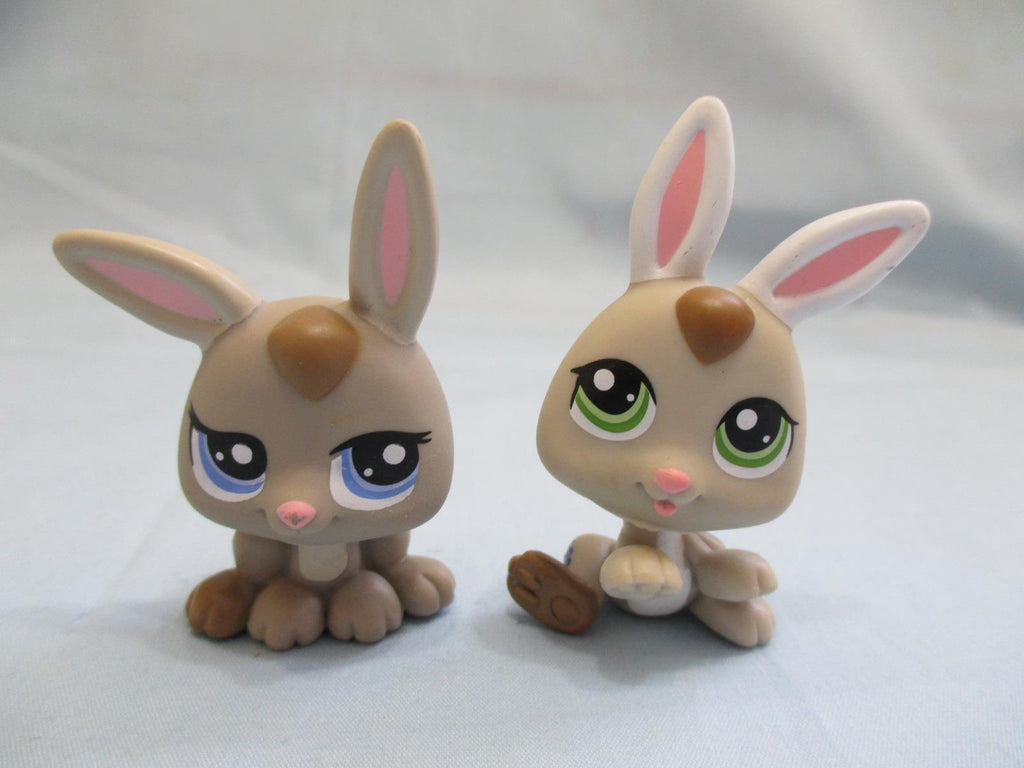 Littlest Pet Shop Lot Bunny Rabbit Petriplets 1333 1334 Set Authentic ...