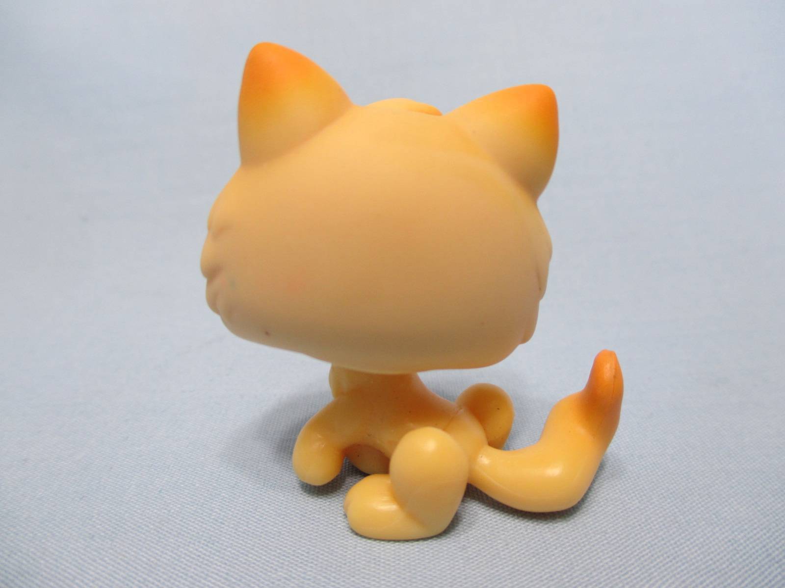 Littlest Pet Shop Kitten Kitty Baby Cat Orange Rare Purple Eyes 248 ...