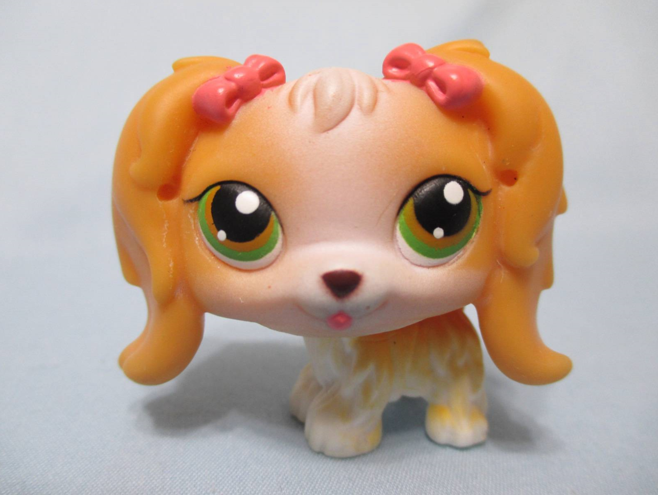 Littlest Pet Shop Dog 79 Maltese Cocker Spaniel Dog Authentic Lps ...