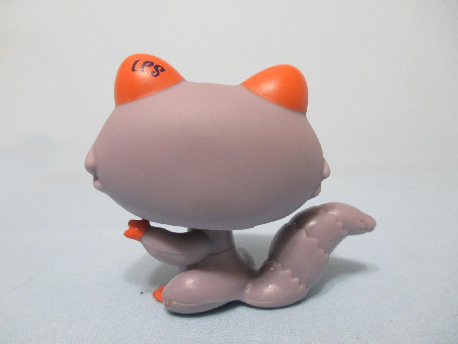 Littlest Pet Shop Rare Purple Pink Raccoon 1730 Authentic Lps JUN26NPO57