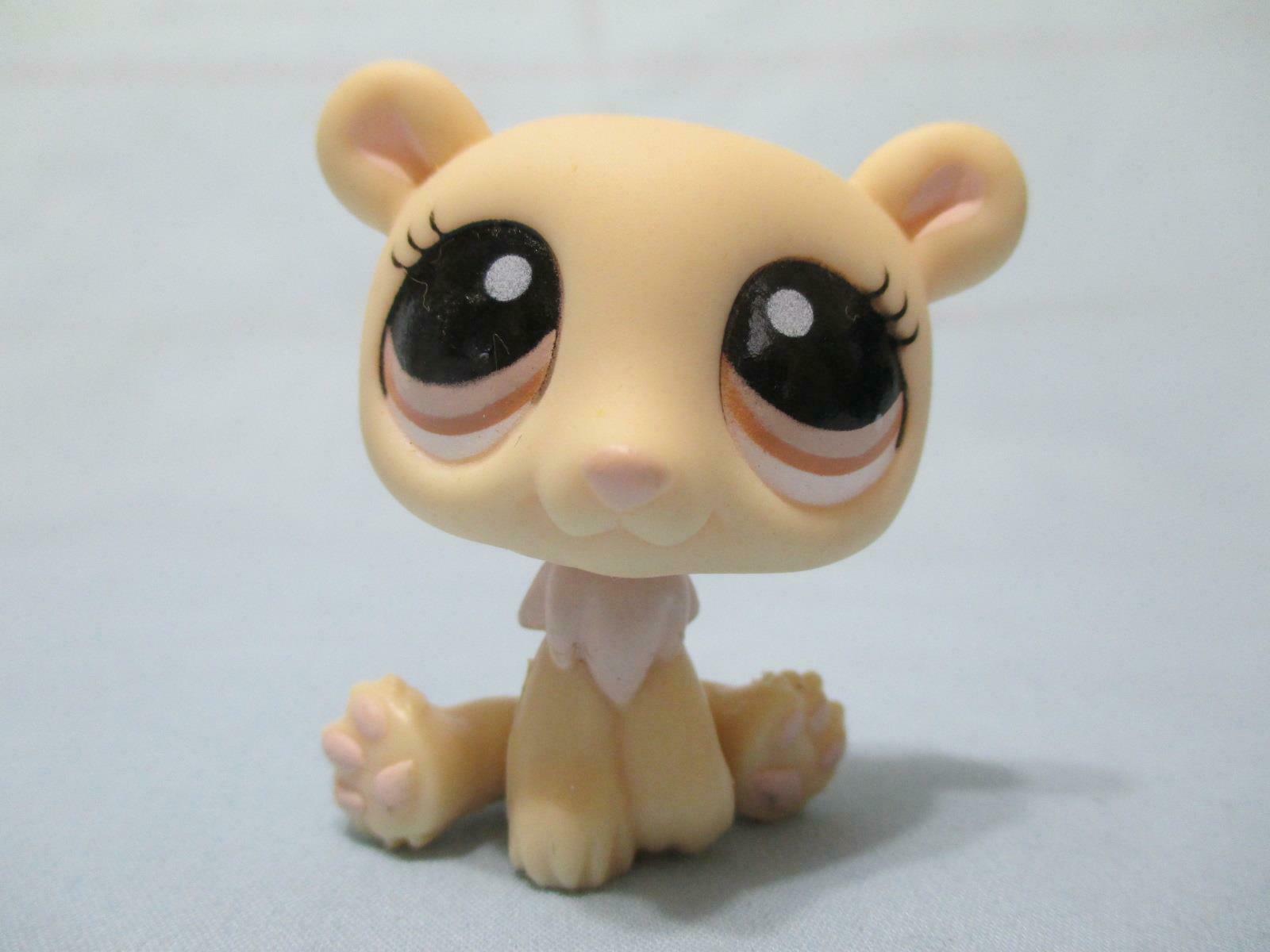 LIKE NEW Littlest Pet Shop Polar Bear Vanilla Cream Hazel Eyes Polar ...