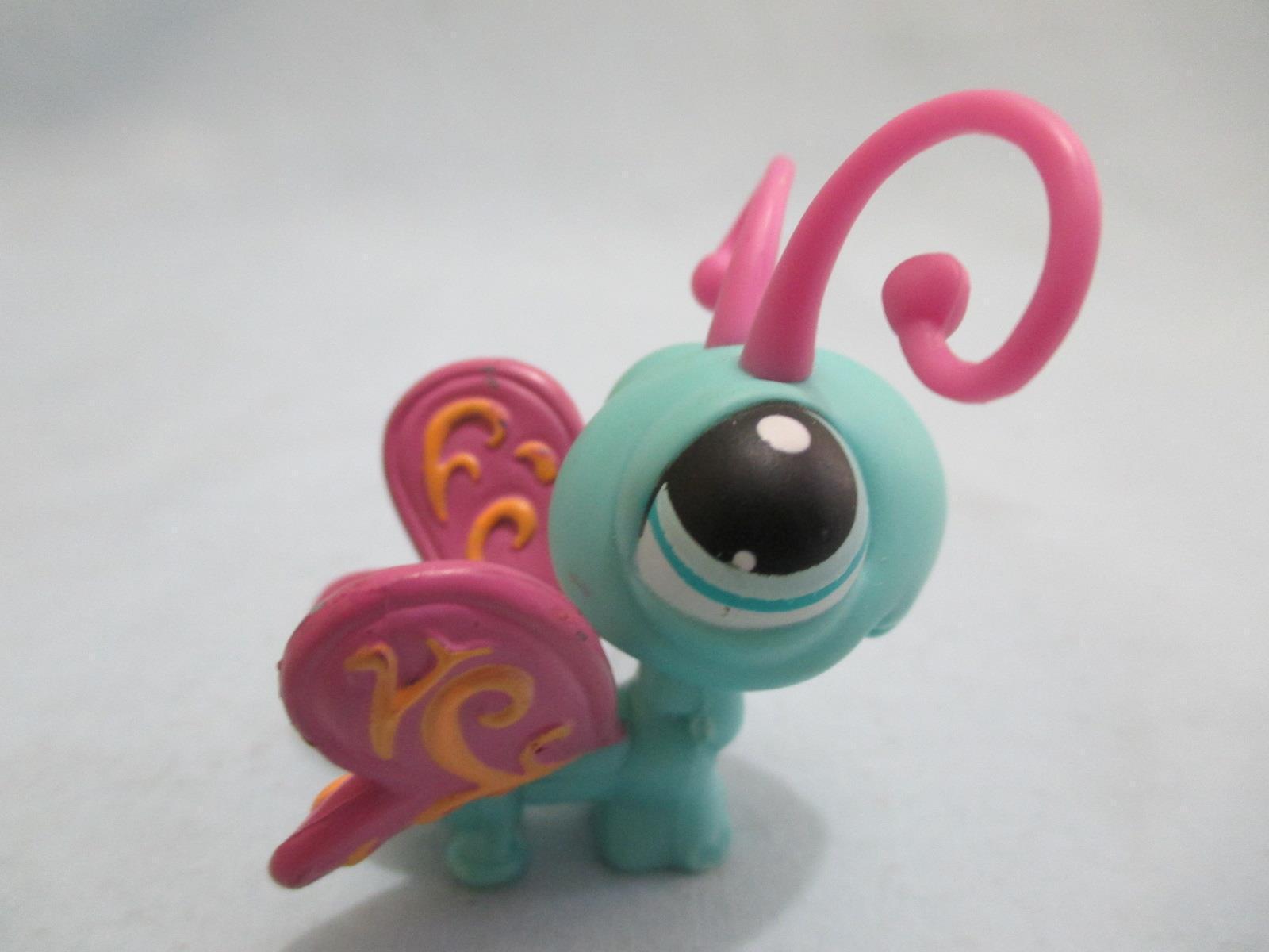 Littlest Pet Shop Butterfly Teal Purple 355 Authentic Lps NOV10NP38