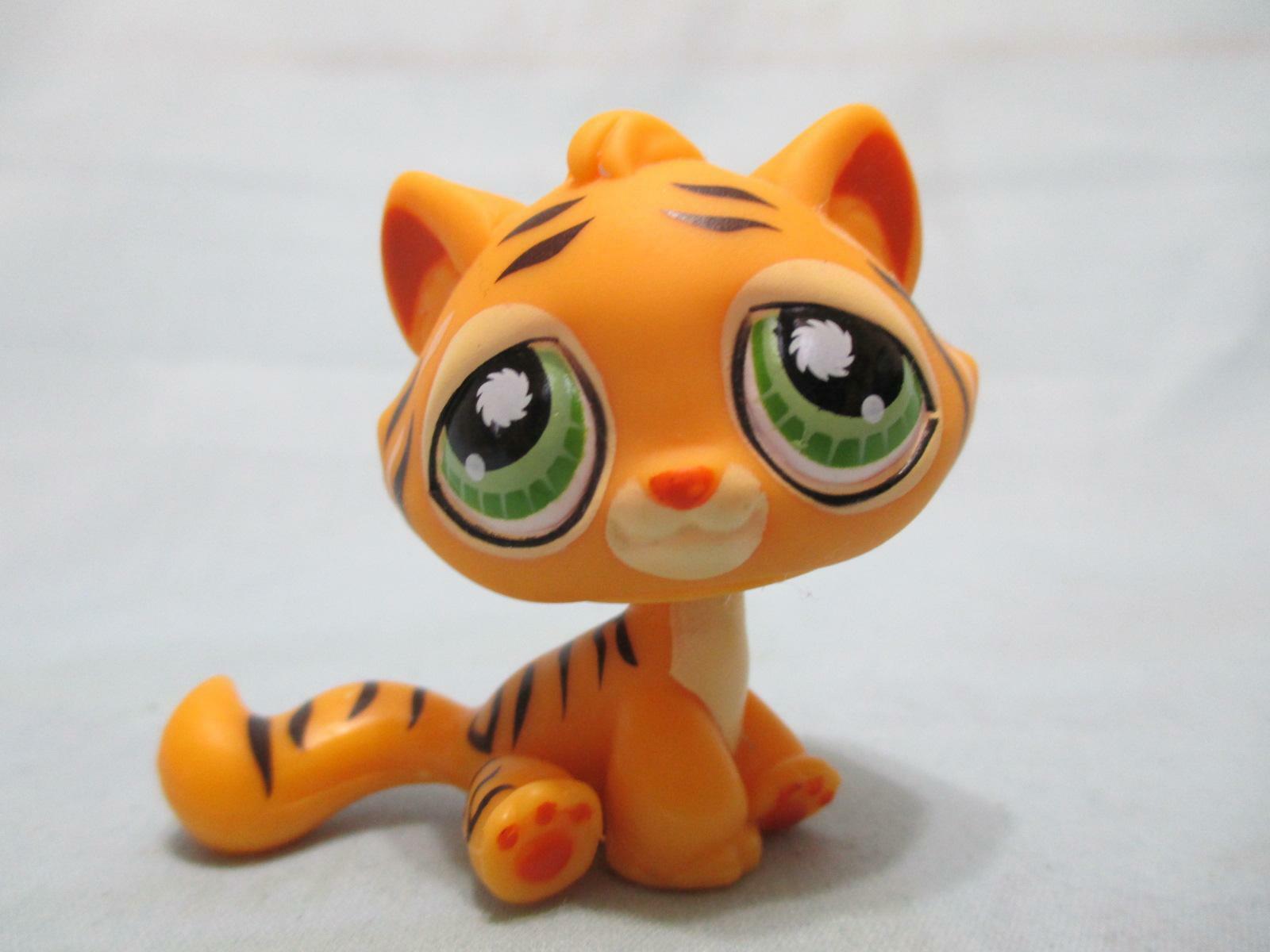 Littlest Pet Shop 1267 Bengal Tiger Cat Kitten Striped Authentic Lps ...