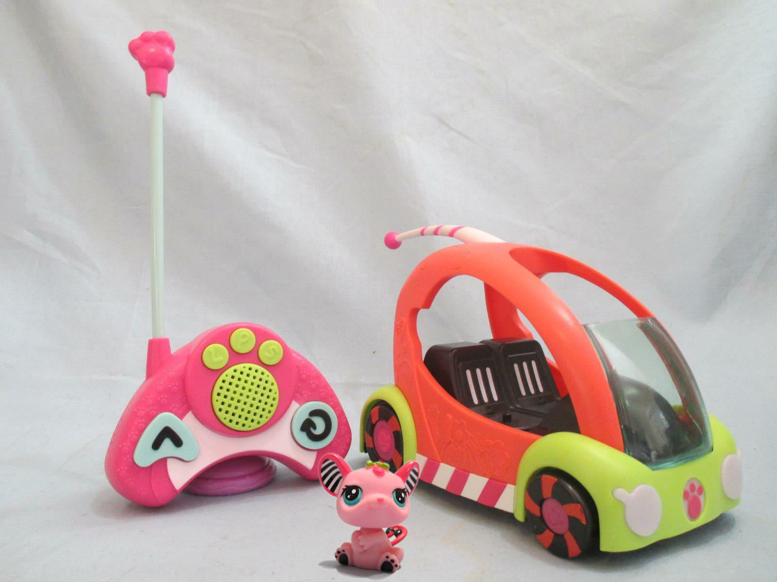 Littlest Pet Shop LPS Speedy Tails RC Remote Control Car with 2165 Pink ...