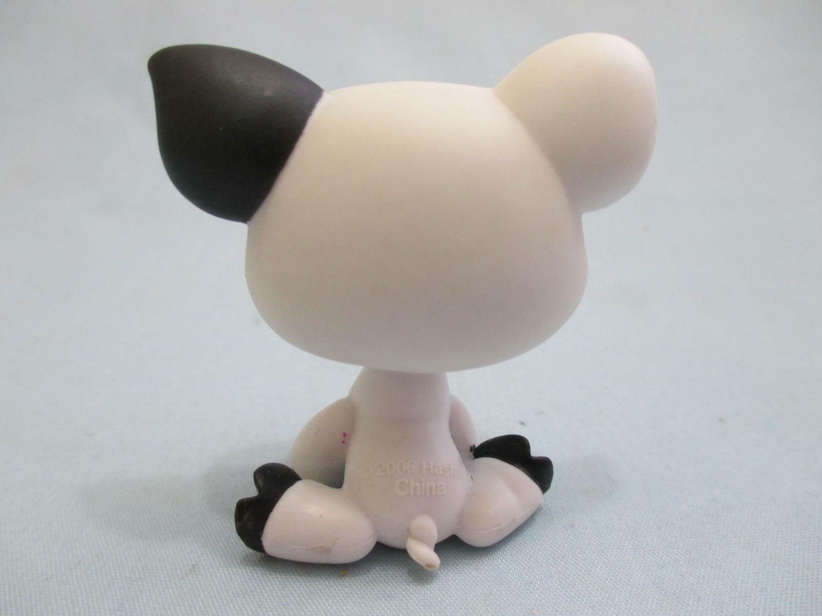 Littlest Pet Shop Pig 537 White Black Patch Authentic Lps APR11NPO6