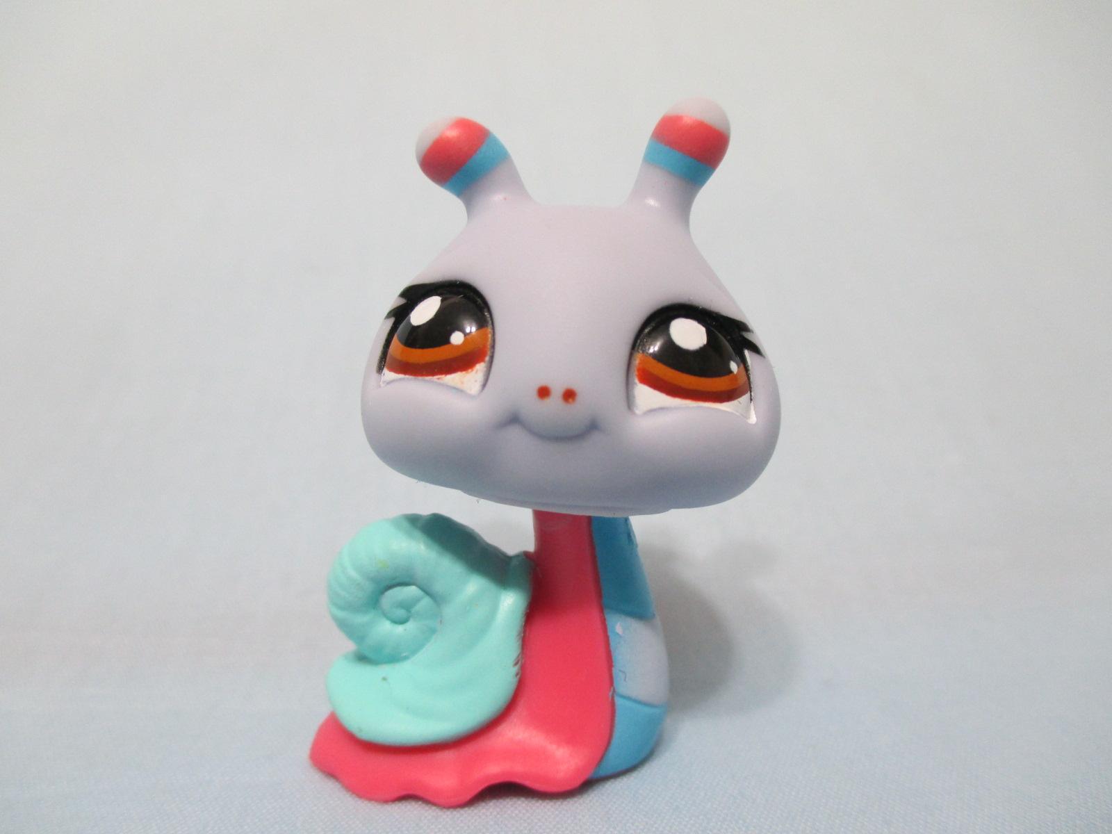 Littlest Pet Shop Snail Blue Pink Purple Target 1674 Authentic Lps ...