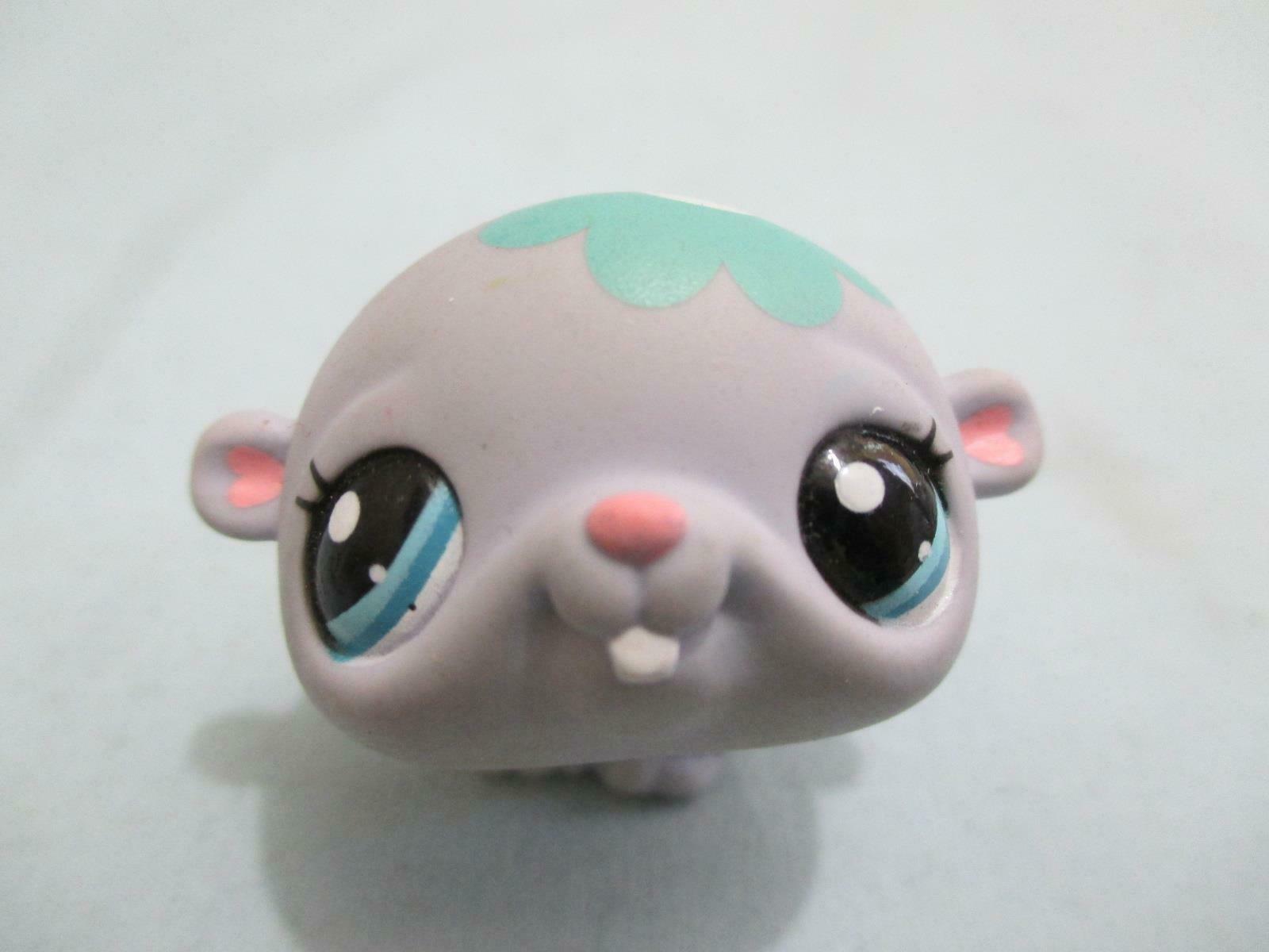 LIKE NEW Littlest Pet Shop 2213 Hamster Gerbil Gray Authentic LPS ...