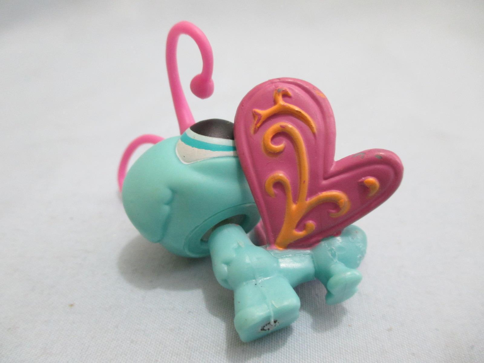 Littlest Pet Shop Butterfly Teal Purple 355 Authentic Lps NOV10NP38