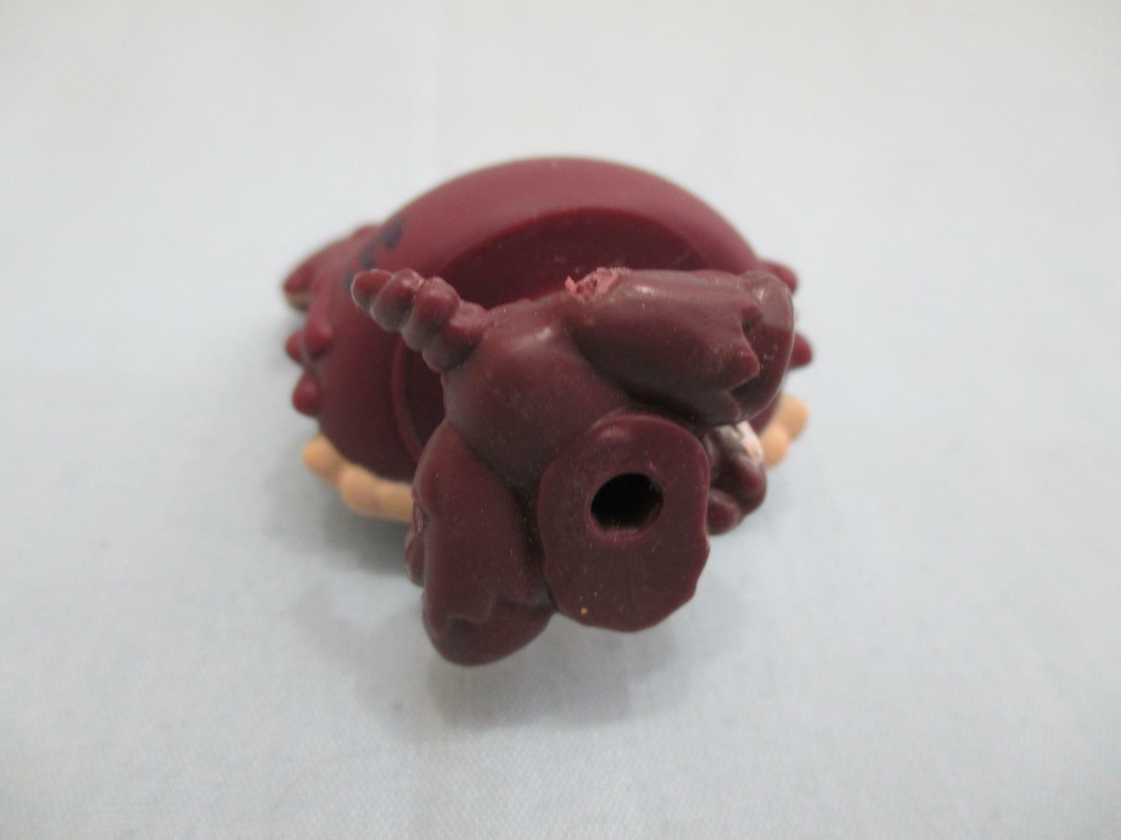 Littlest Pet Shop 1473 Dark Purple Tan Yorkie Puppy Dog Lps Authentic ...