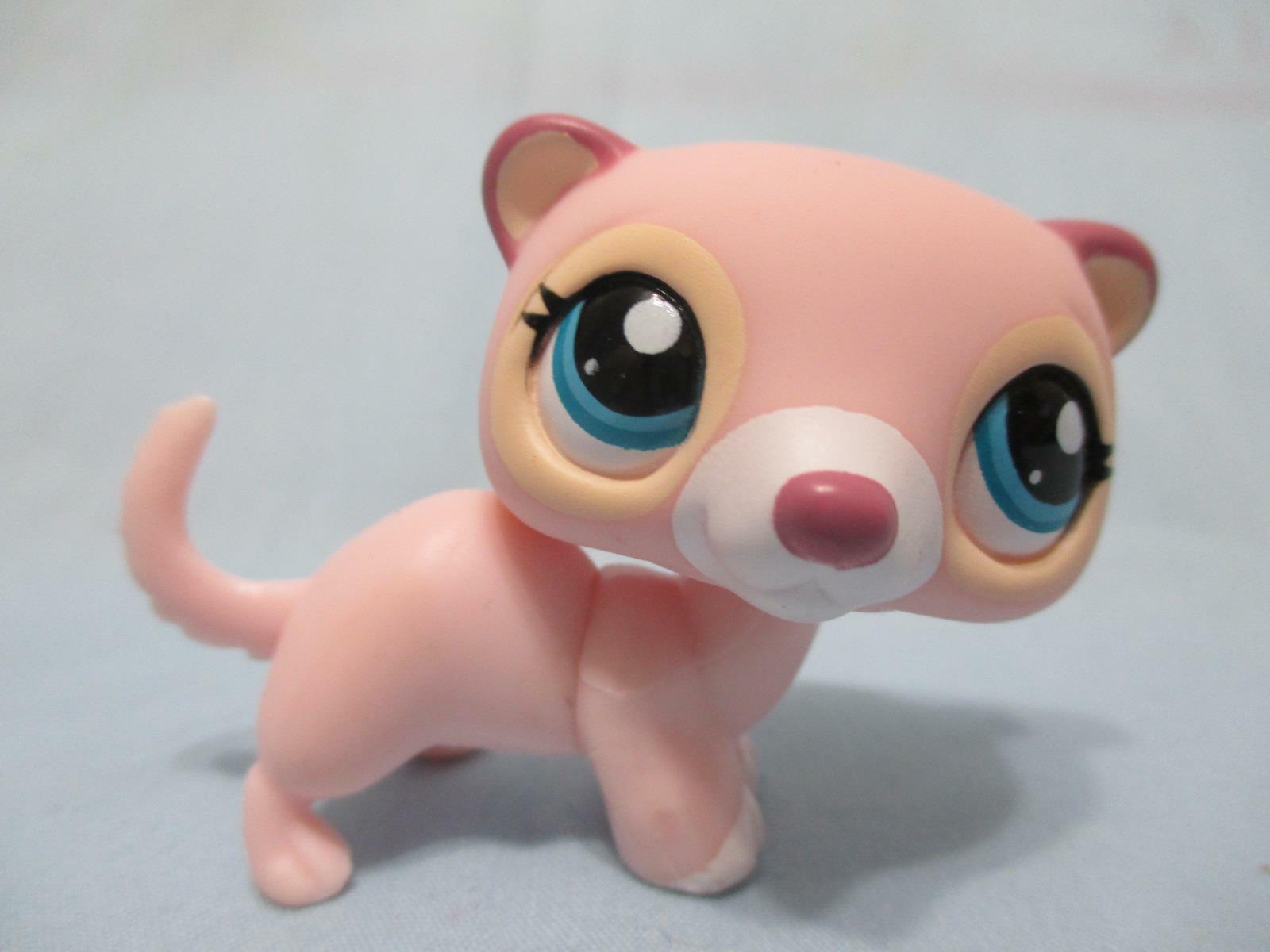 LIKE NEW Littlest Pet Shop Pink Ferret 1624 Authentic LPS AIK MAY12NPO75