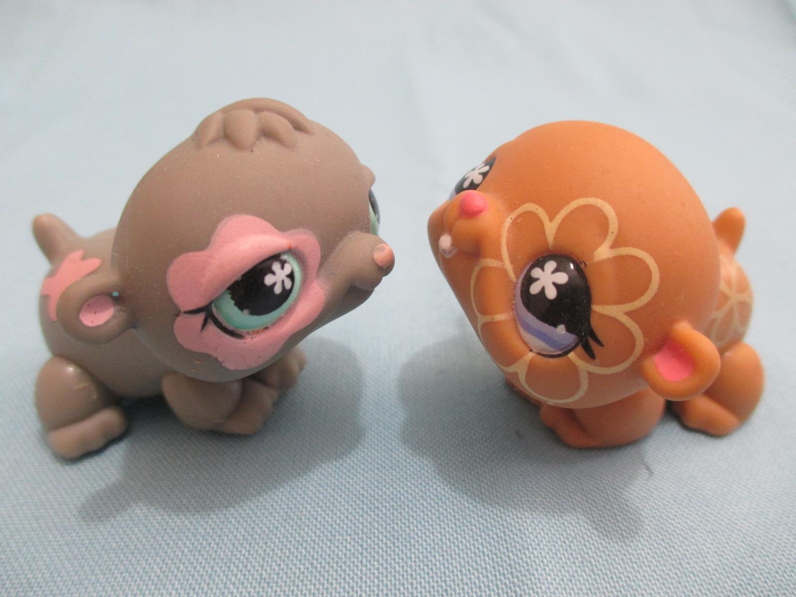 Littlest Pet Shop Lot Hamster Gray Flower 624 625 Set Authentic Lps ...