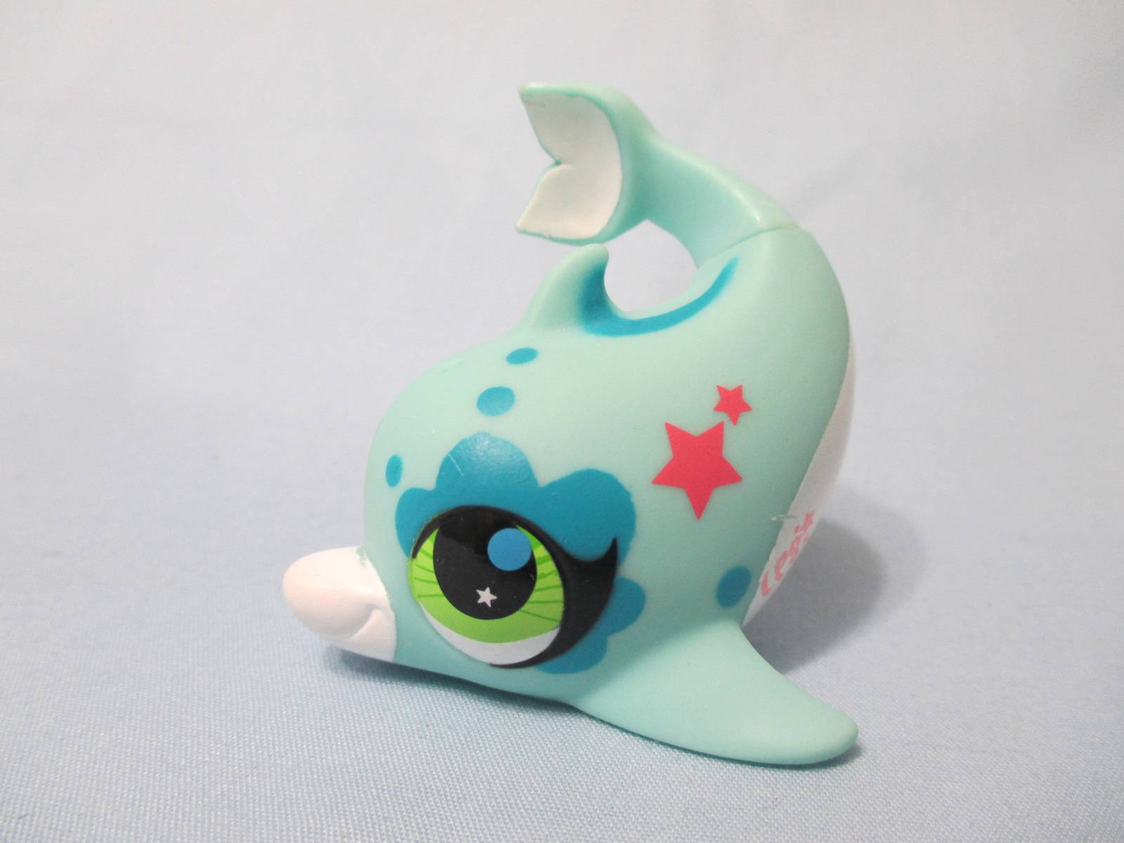 Littlest Pet Shop Totally Talented Teal Blue DOLPHIN 2687 Authentic LPS ...
