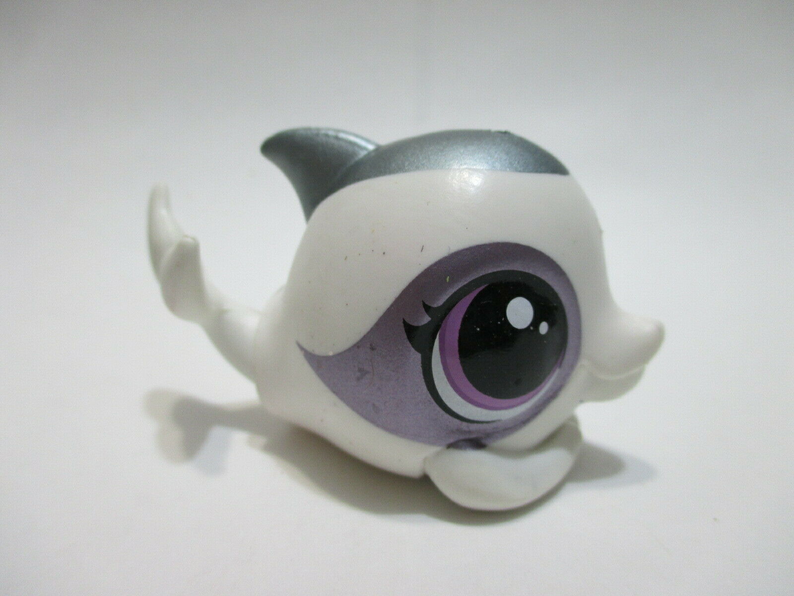 LIKE NEW Littlest Pet Shop White Gray Whale Dauphine Delphin 131 ...