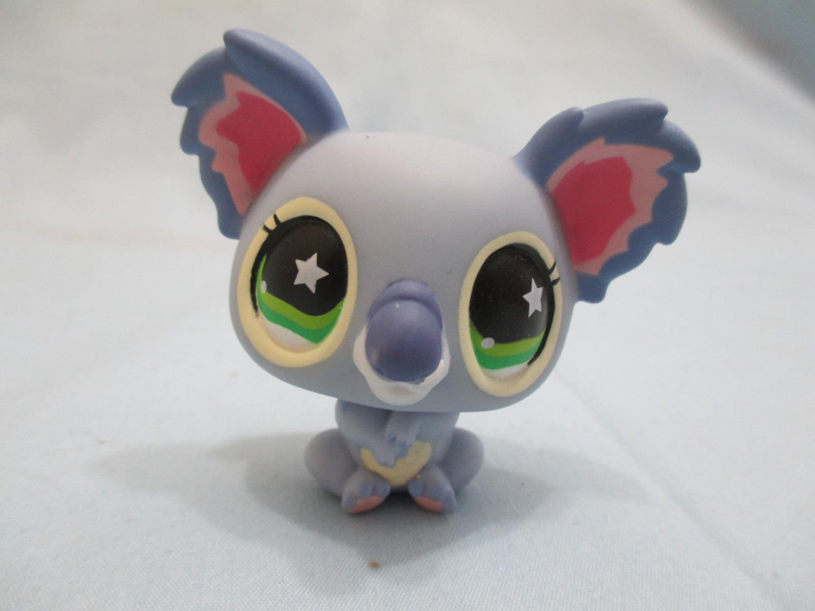 LIKE NEW LITTLEST PET SHOP KOALA BEAR PURPLE STAR EYES 872 Authentic ...