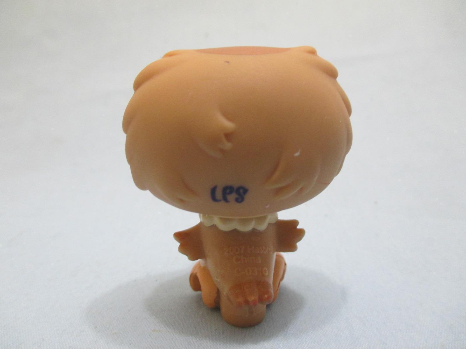 LIKE NEW Littlest Pet Shop Owl 1661 Brown and Tan Authentic JUL04NPOHG